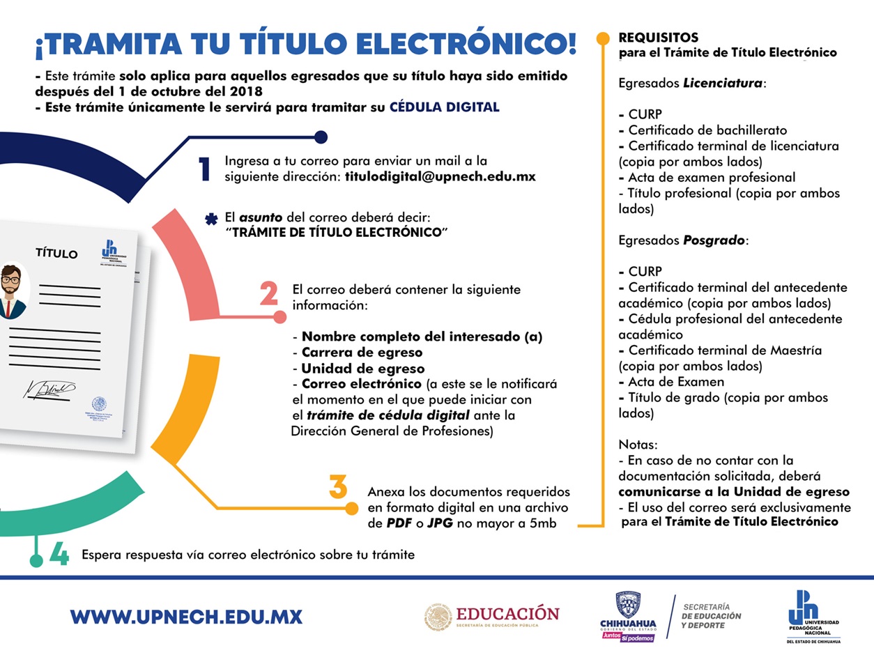 Trámite de título electrónico – UNIVERSIDAD PEDAGÓGICA NACIONAL DEL ESTADO DE CHIHUAHUA